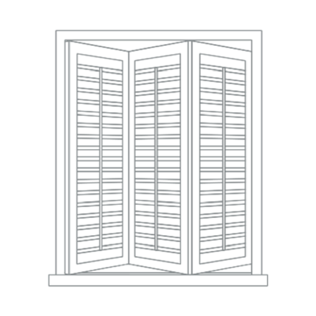 French Door Shutters in Telford - IronBridge Shutters and Blinds